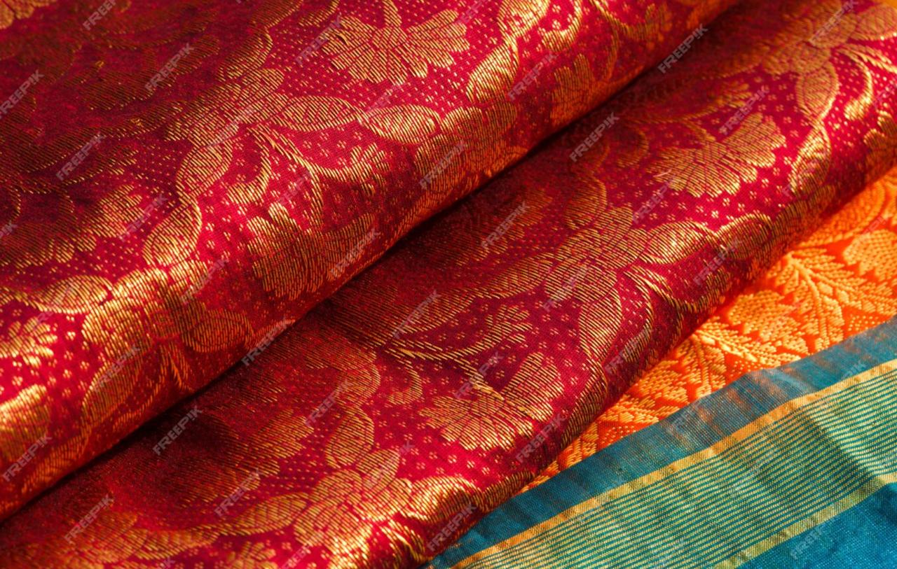Silk Brocade vs. Regular Silk: Unveiling the Difference – Saroj Fabrics